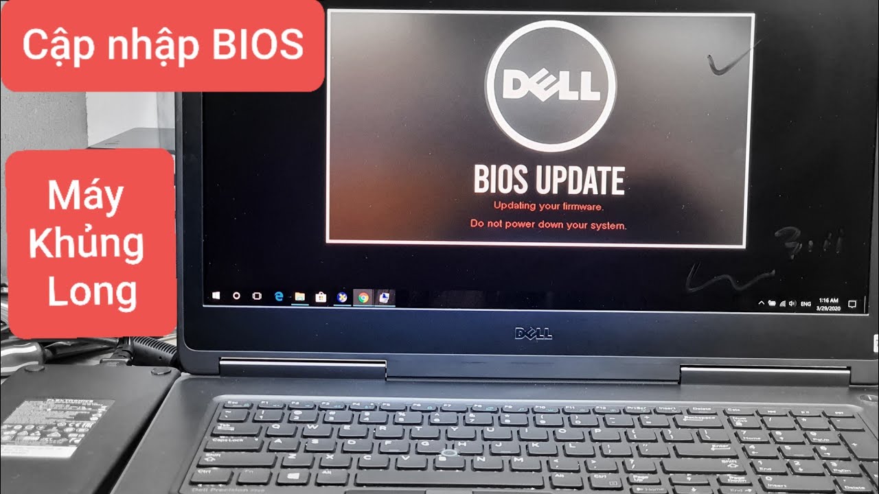 Nâng cấp BIOS Dell Precision 7710 khủng long - YouTube