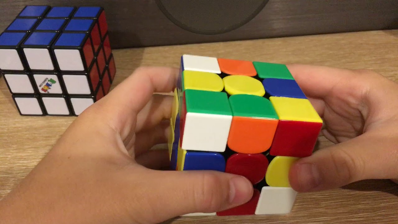 Pt 2 of solving the cube eggs and middle 3x3 - YouTube