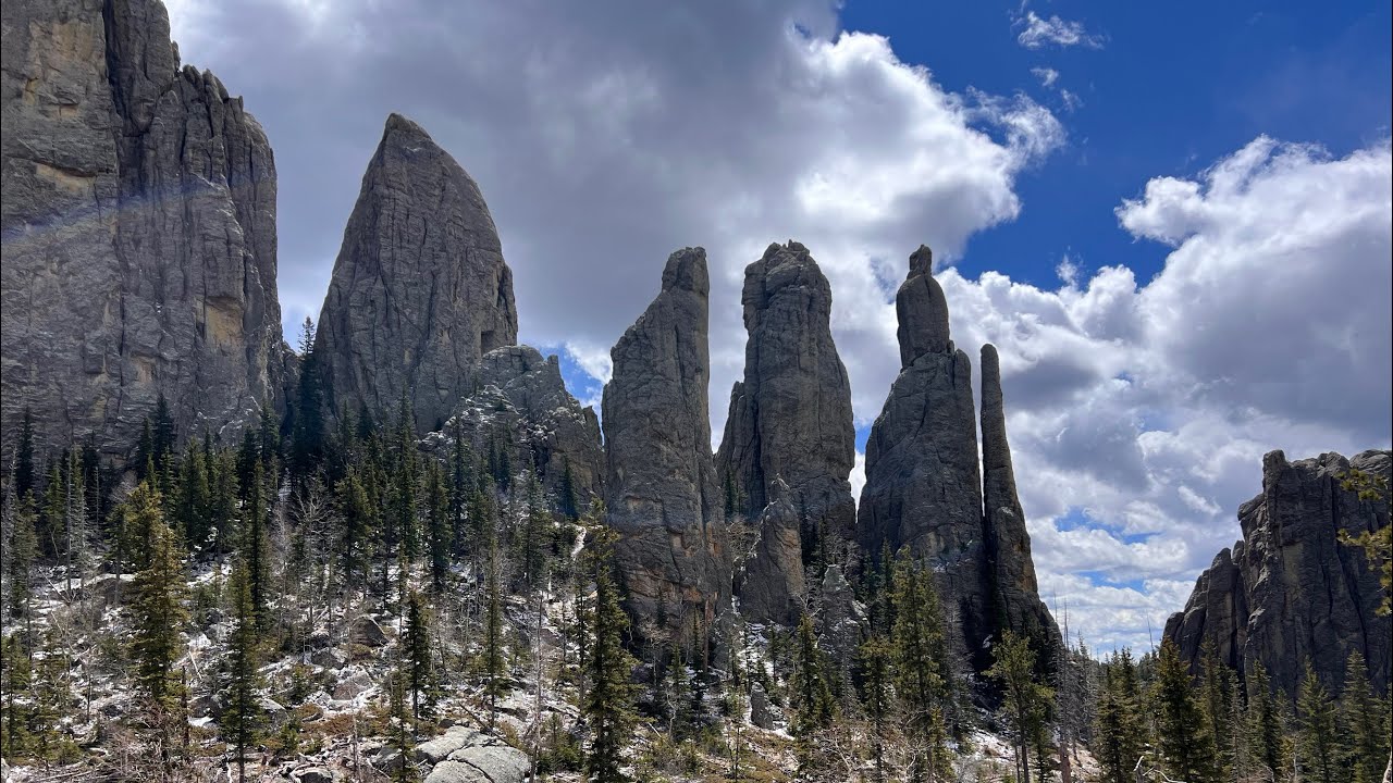 Cathedral Spires Trail - Needles Highway - YouTube