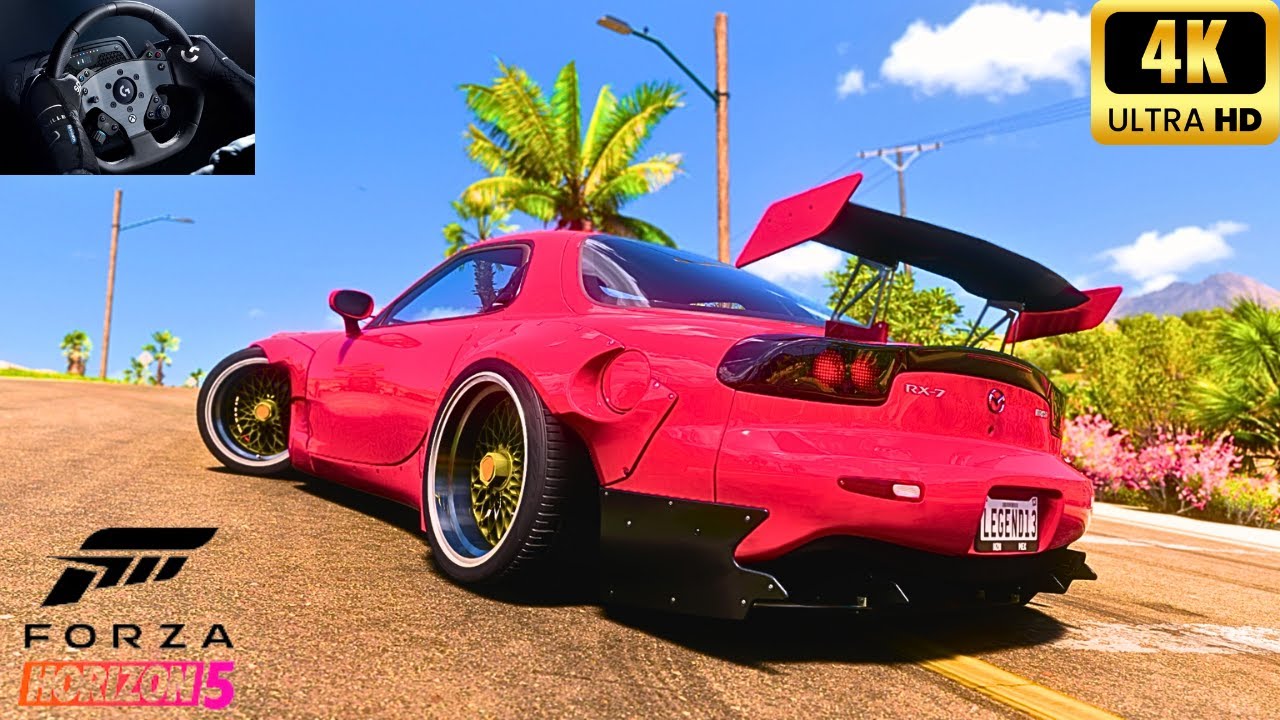 Mazda RX-7/Forza Horizon 5/Gameplay/Logitech Pro Sim Racing - YouTube