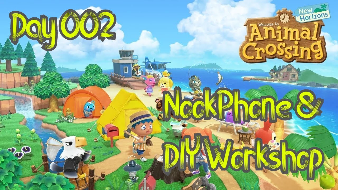 Animal Crossing: New Horizons - NookPhone & DIY Workshop (Day #002 ...