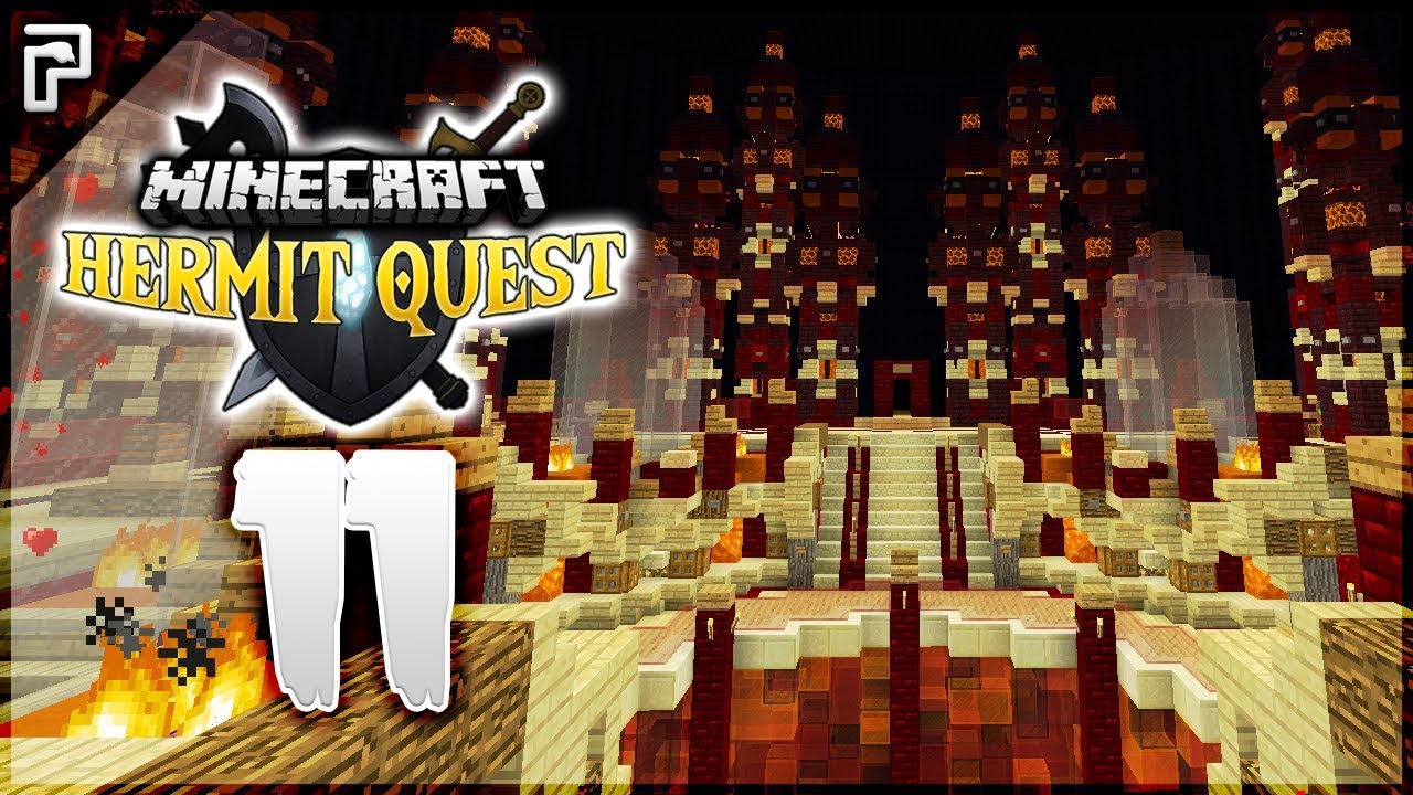 ⚔️ The Encounter! AMAZING Nether Hall! | Minecraft Hermit Quest [#11 ...