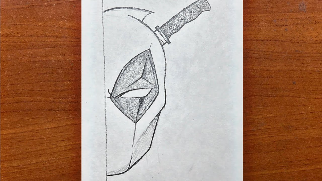 How to draw Deadpool easy step-by-step | Easy to draw - YouTube