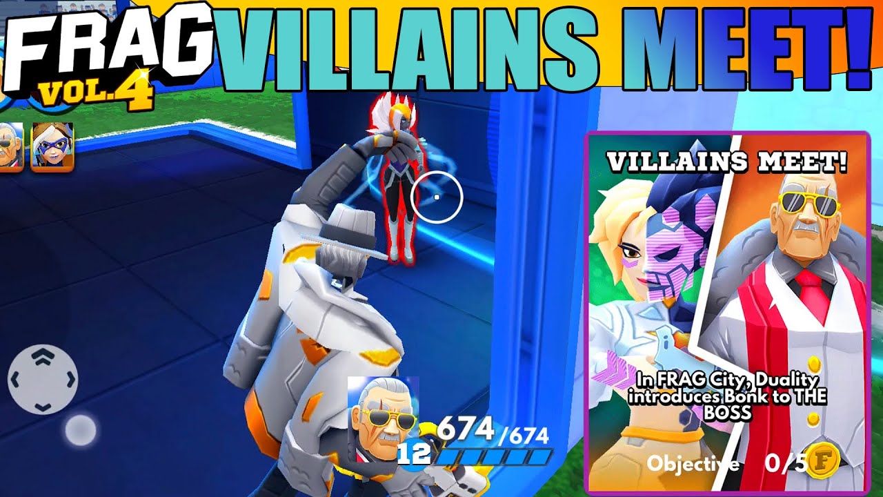 FRAG Pro Shooter - VILLAINS MEET!🔥Gameplay Walkthrough🔥(iOS,Android ...