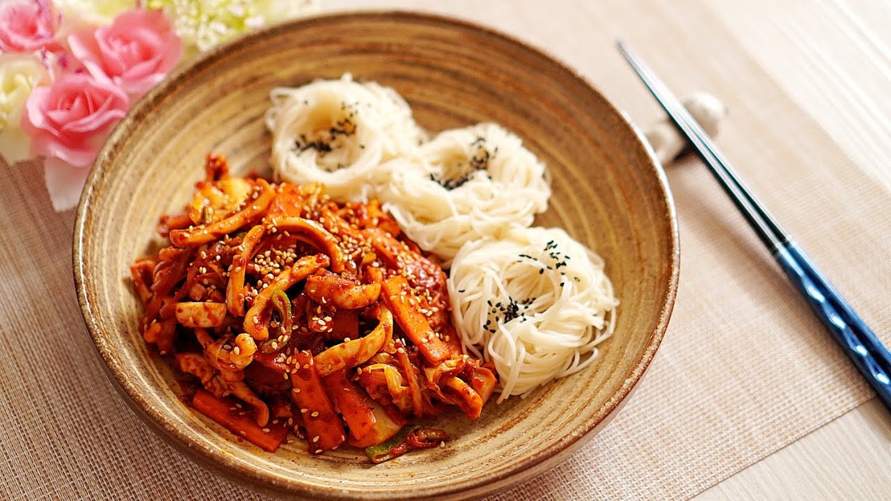 オジンオボクム(イカ炒め)、おいしく作るレシピ。ojingeo bokkeum(stir-fried squid), a delicious ...