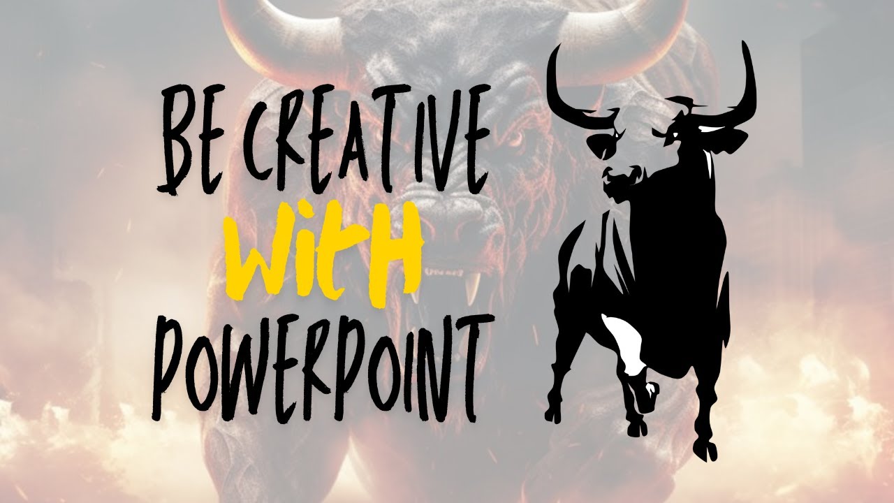 How to Create a Bull Design PowerPoint #creative #art #design # ...