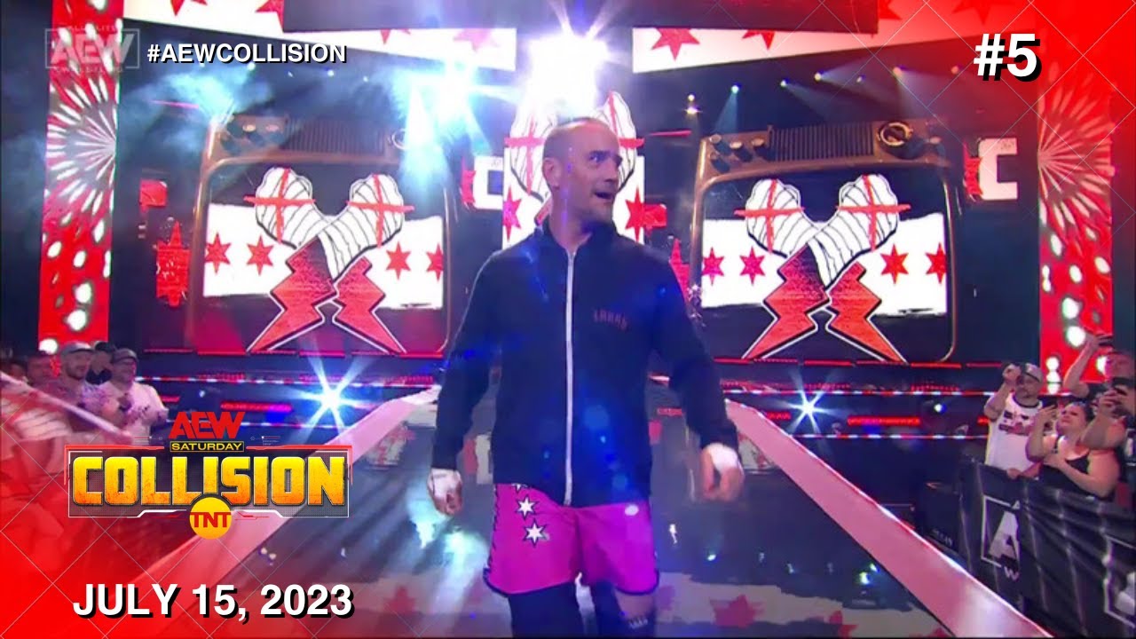CM Punk entrance: AEW Collision, July 15, 2023 - YouTube