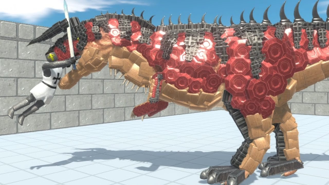 Hyperendocrin Carnotaurus from The Isle vs ALL UNITS in Castle Animal ...