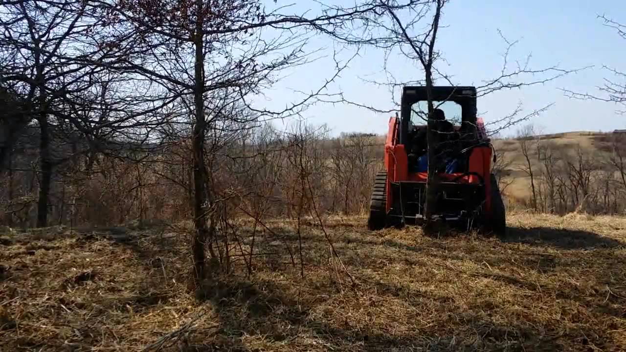 CID X Treme Skid Steer Brush Cutter, Root Grapple, and Tree Post Puller ...