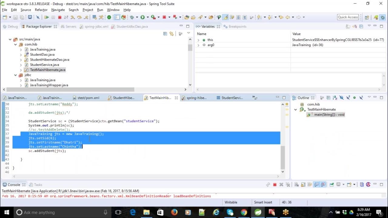 2017 02 16 Spring Hibernate Integration - YouTube