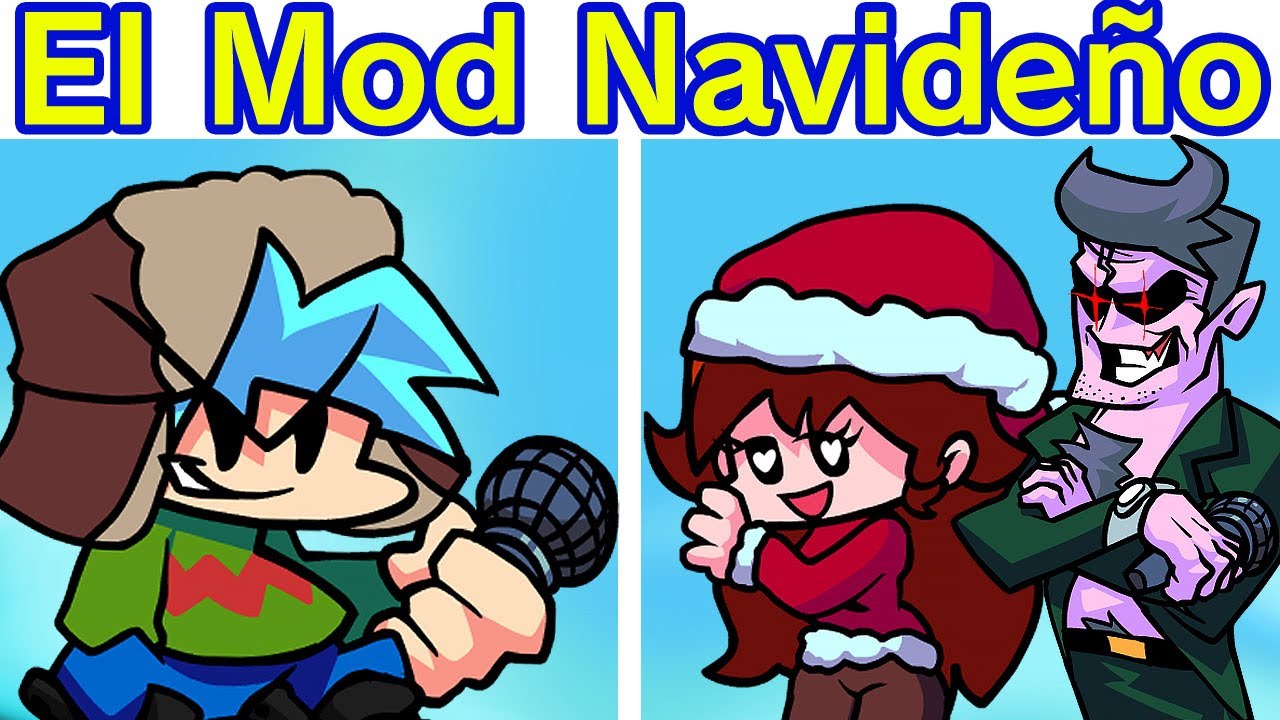 Friday Night Funkin' The Holiday Mod Semana Completa 1 (VS GF, Daddy ...