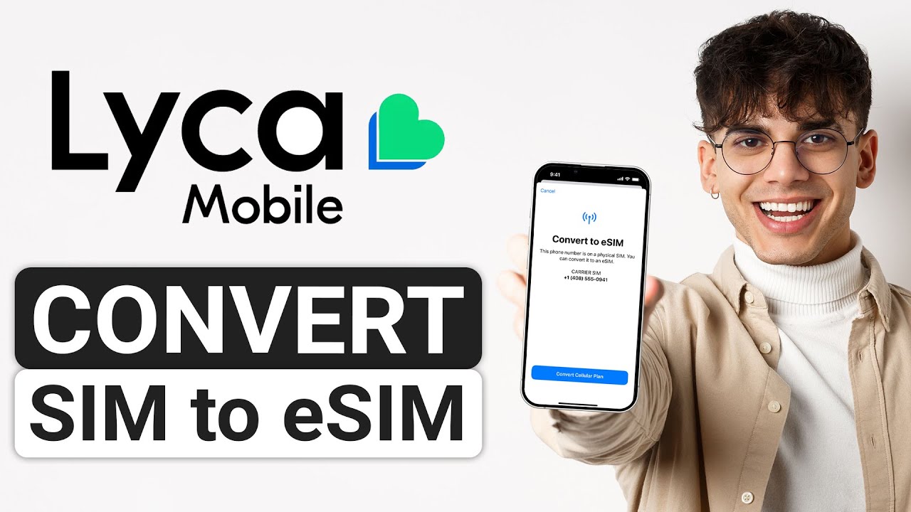 How To Swap Lyca Physical Sim To eSIM (2024) - Full Guide - YouTube