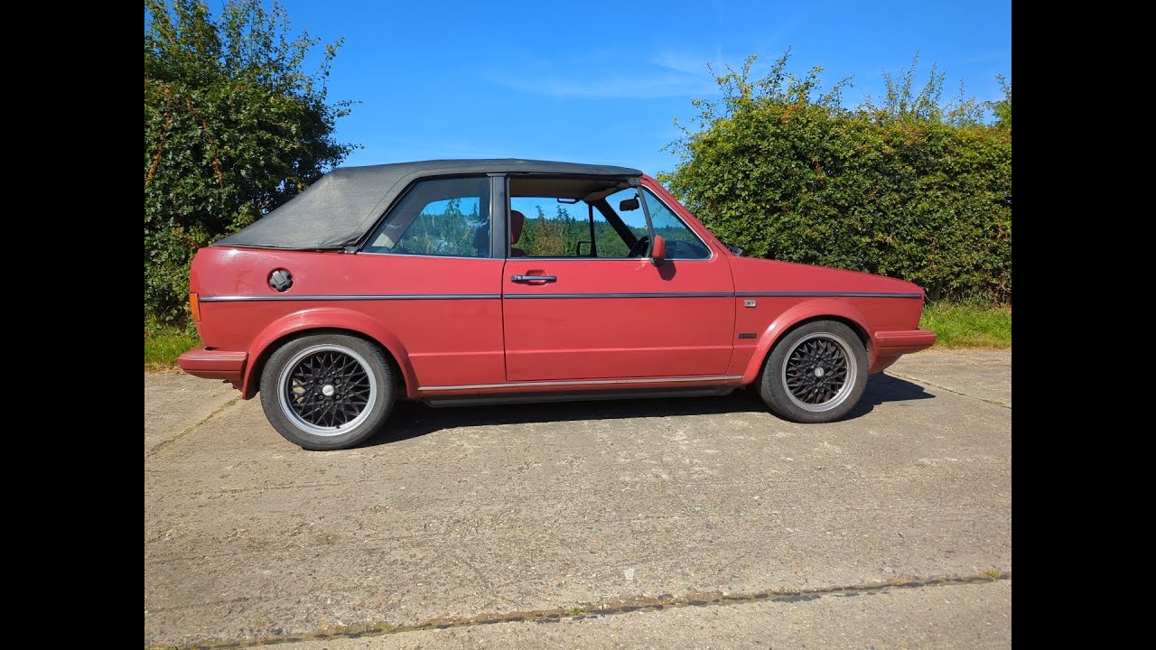 Red VW golf 1.8 GTI 1987 - YouTube