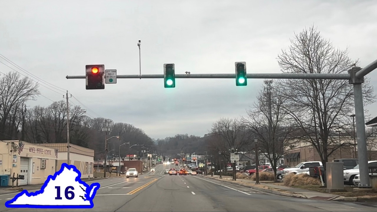 Virginia Traffic Lights 16 - YouTube