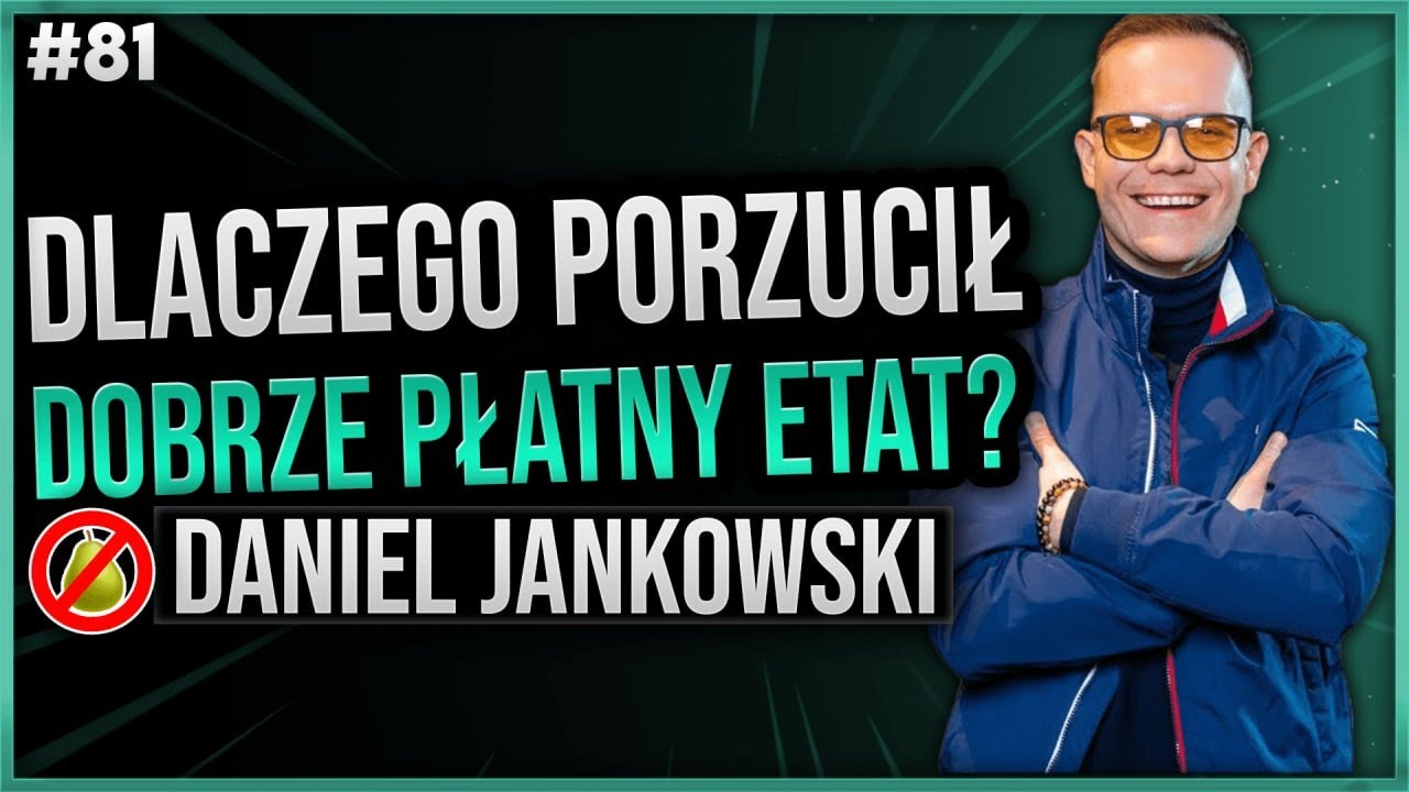 Rzucił Etat i Zbudował WIELOMILIONOWE Firmy - Daniel Jankowski | Życie Bez Gruchy #81 - YouTube