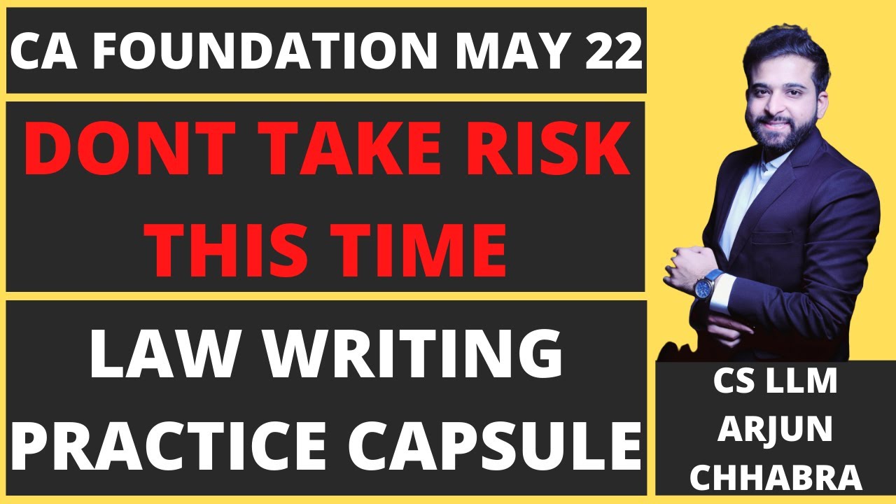 CA FOUNDATION LAW CASE STUDY QUESTIONS AND ANSWERS - YouTube