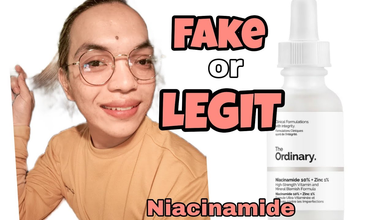 NIACINAMIDE |THE Ordinary| FAKE OR LEGIT #niacinamide #theordinary # ...