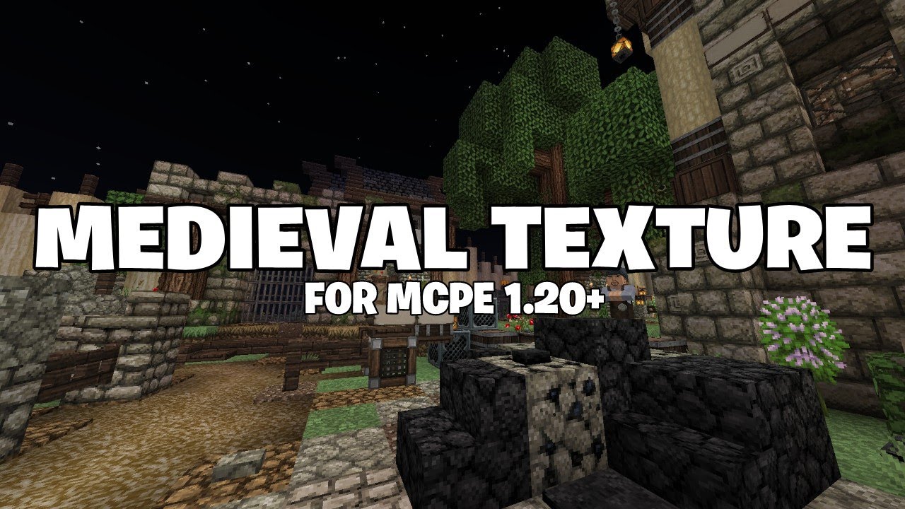 MEDIEVAL TEXTURE PACK FOR MINECRAFT PE / BEDROCK 1.20 + | John Smith ...