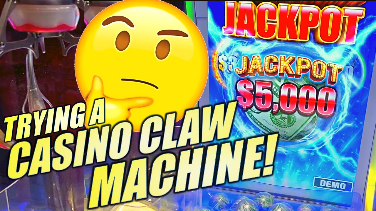 TRYING A CASINO CLAW MACHINE 🤑 AM I THAT GOOD OR THAT BAD!? GO GO CLAW ...