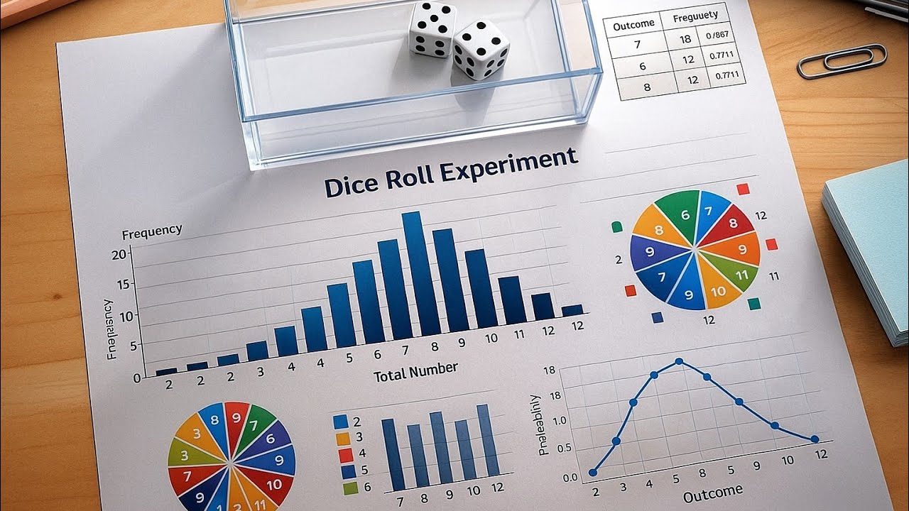 Dice Roll Experiment Using Excel sheet - YouTube