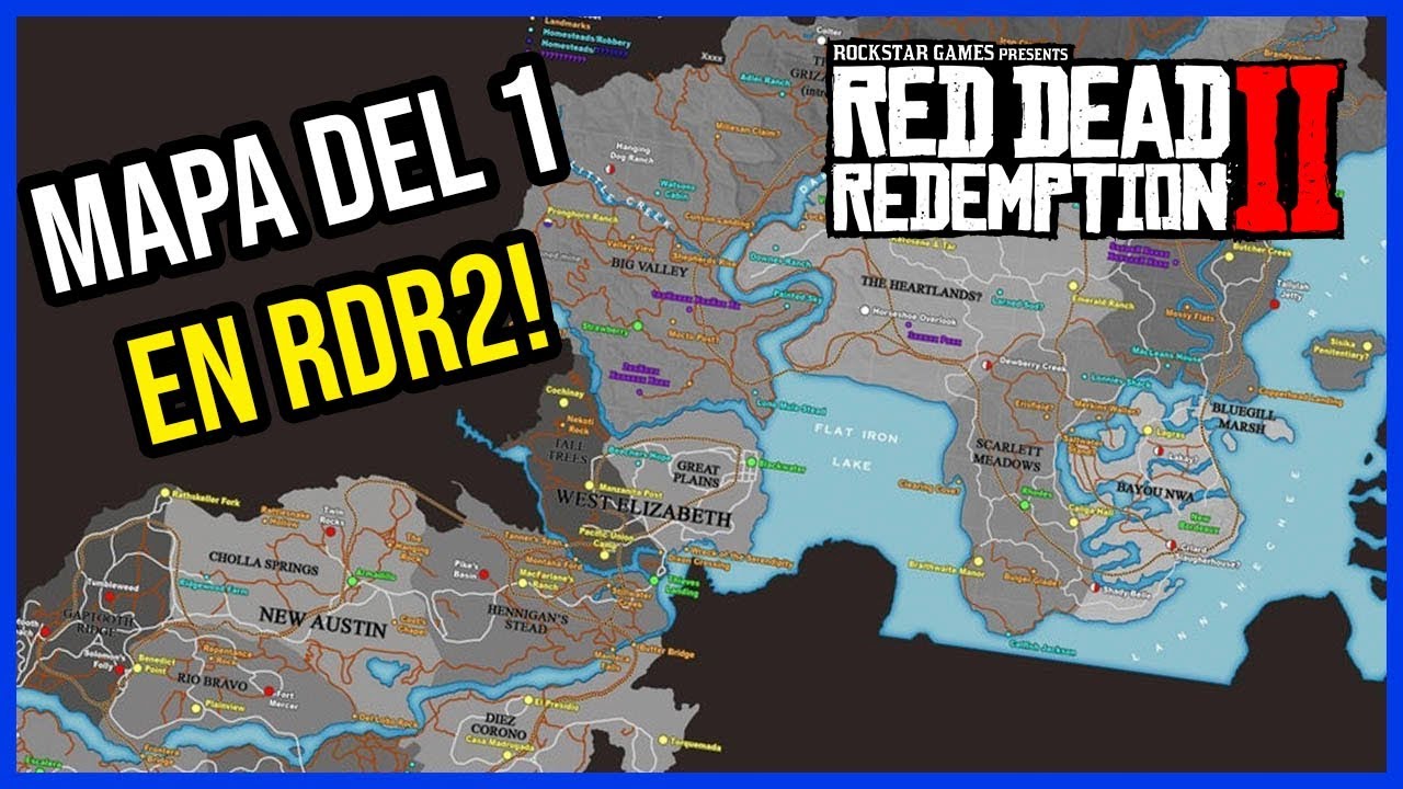 RED DEAD REDEMPTION 2 PUEDE QUE TENGA EL MAPA DEL 1!!🔥 RDR2 PS4 Pro y ...
