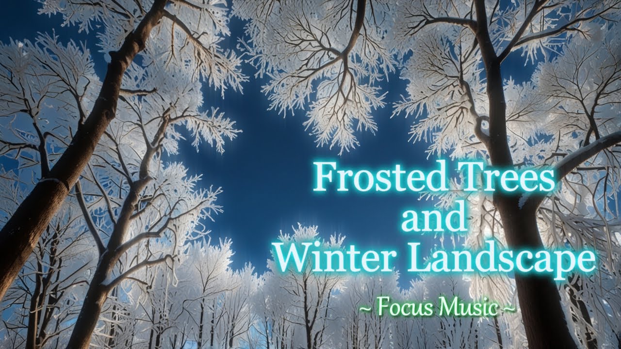 Melodies of Frosted Trees Adorning the Winter Landscape - YouTube