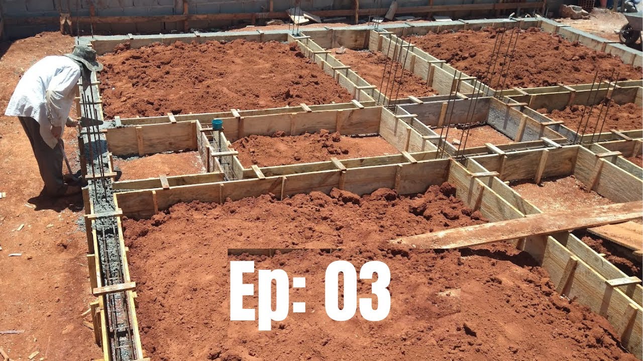 CONSTRUINDO 4 KITNETS - EP 03 - FAZENDO O BALDRAME - YouTube