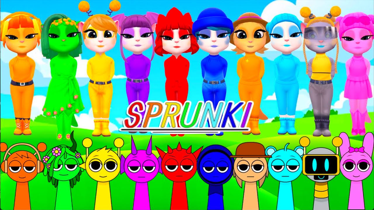 My Talking Angela'm 2 😻 || SPRUNKI INCREDIBOX | All Characters | New ...