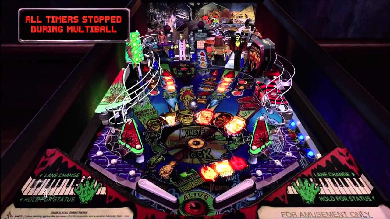 Monster Bash (Gameplay) from The Pinball Arcade (Xbox 360) - 1 billion ...