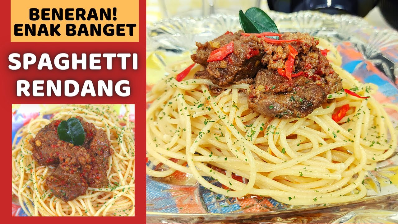 SPAGHETTI BUMBU RENDANG | MUDAH, ENAK, ANTI GAGAL - YouTube