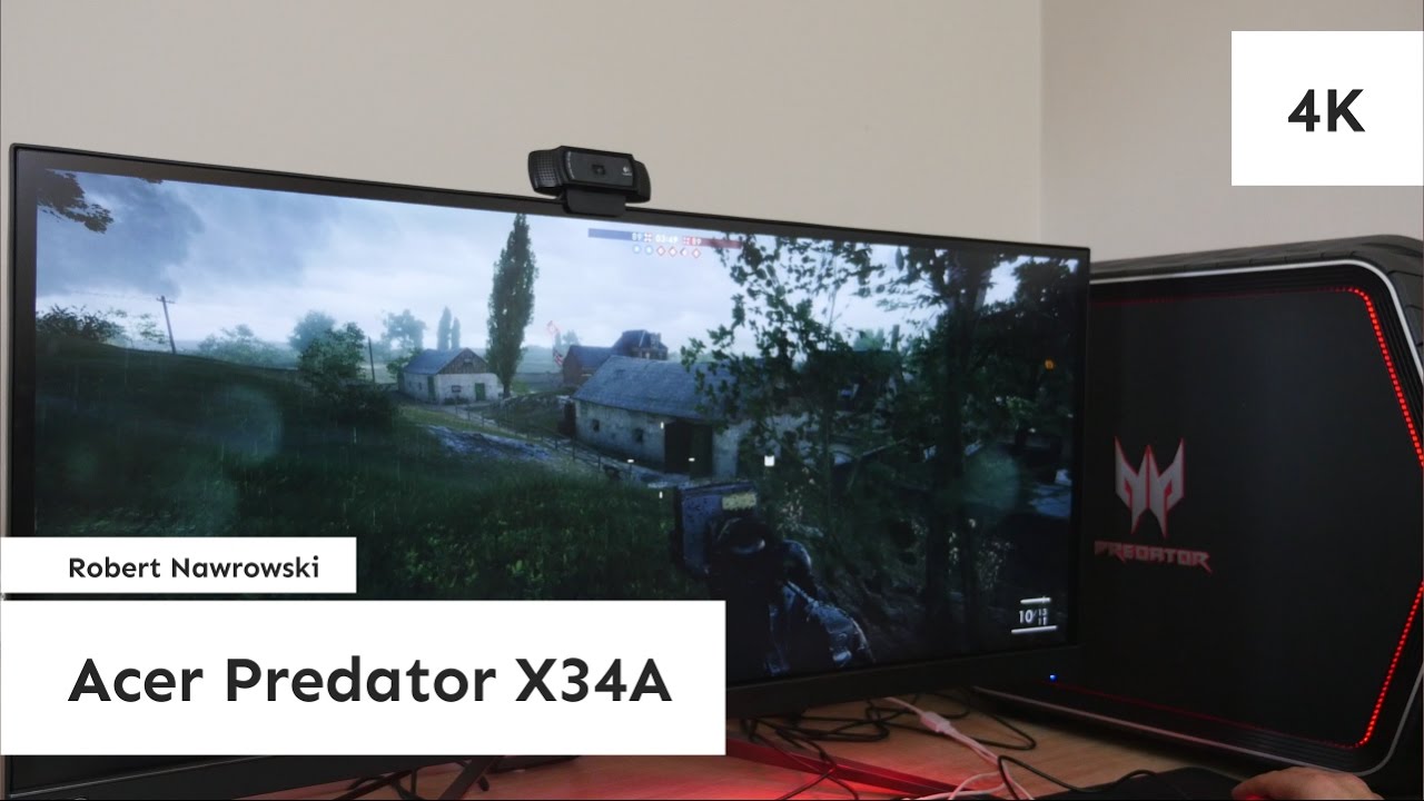 Acer Predator X34A Recenzja monitora do gamingu i montażu | Robert ...