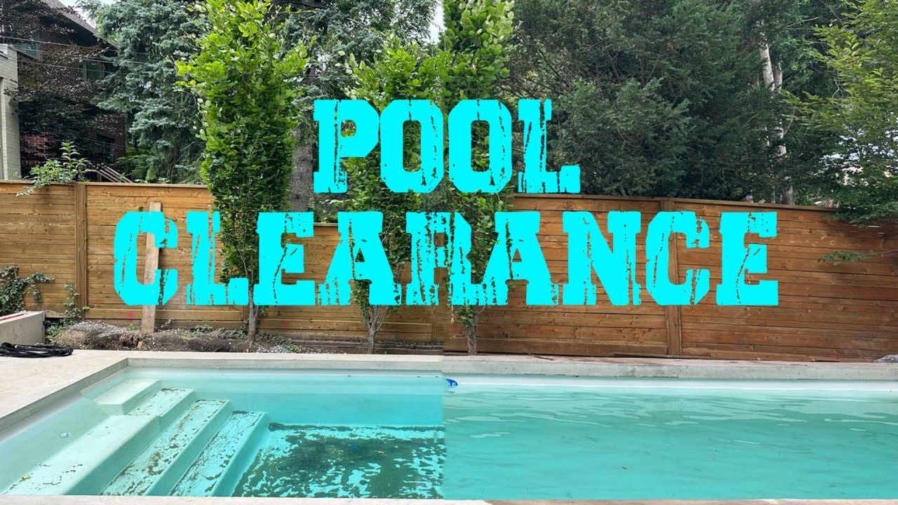 Pool clearance timelapse💎☀️ - YouTube