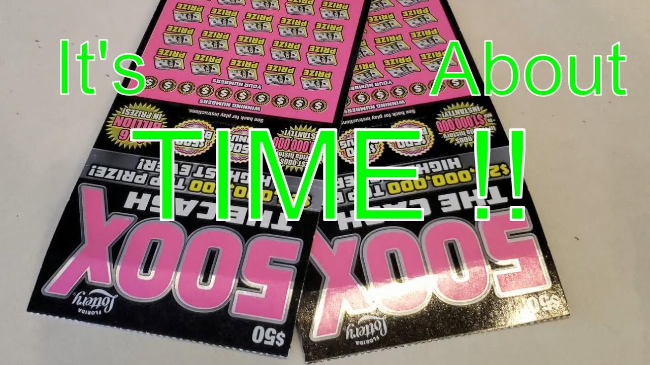 Lotto Scratchers - #10 - 500x The Cash - Finally A Hit - YouTube