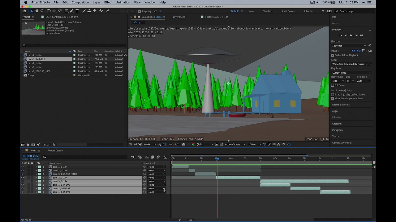 Creating 3D scene layouts in Blender – Part 7 of 8 - YouTube