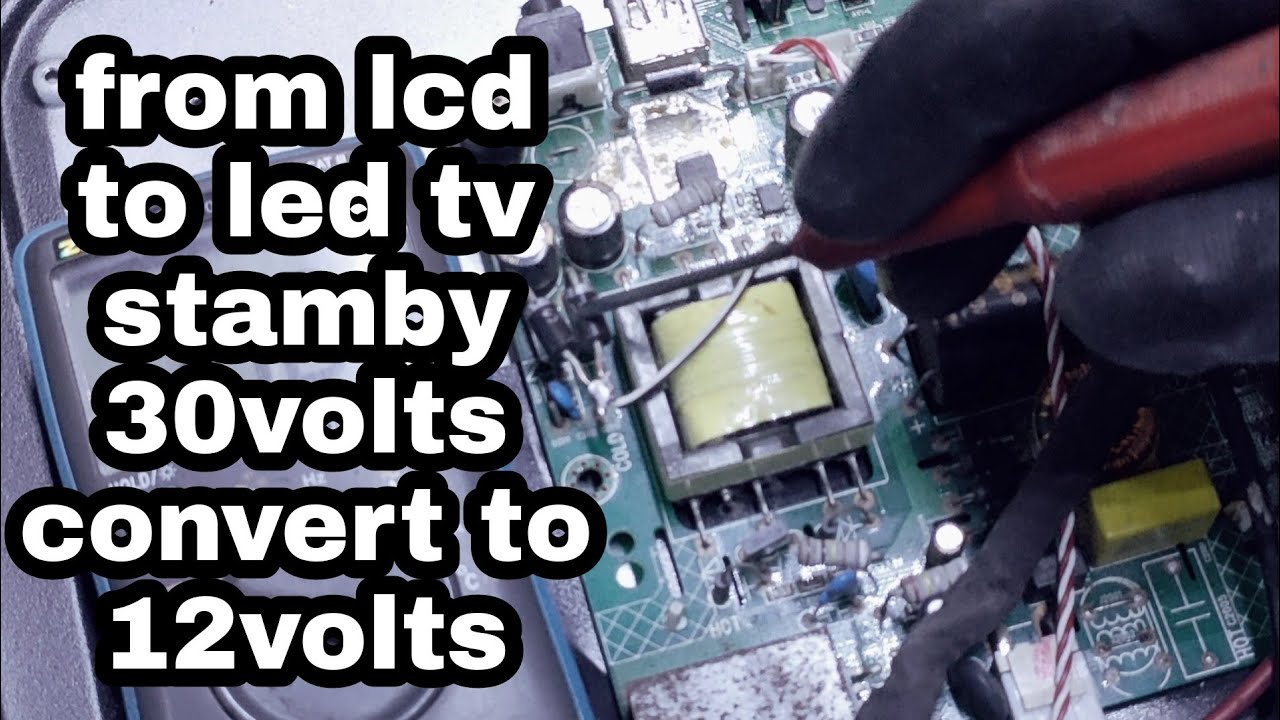 recycle lcd to led tv - YouTube