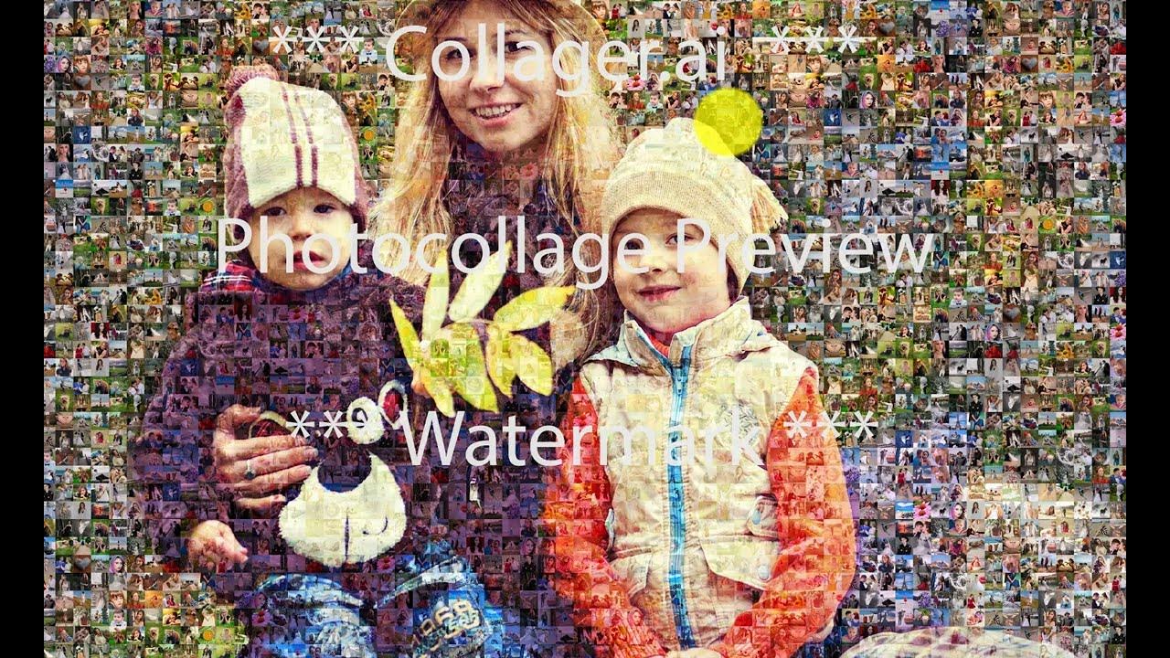 AI collage maker tutorial video - YouTube