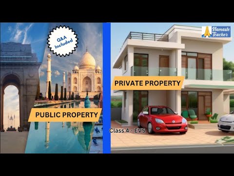 Class 4 EVS - Understanding Public and Private Property | Types ...
