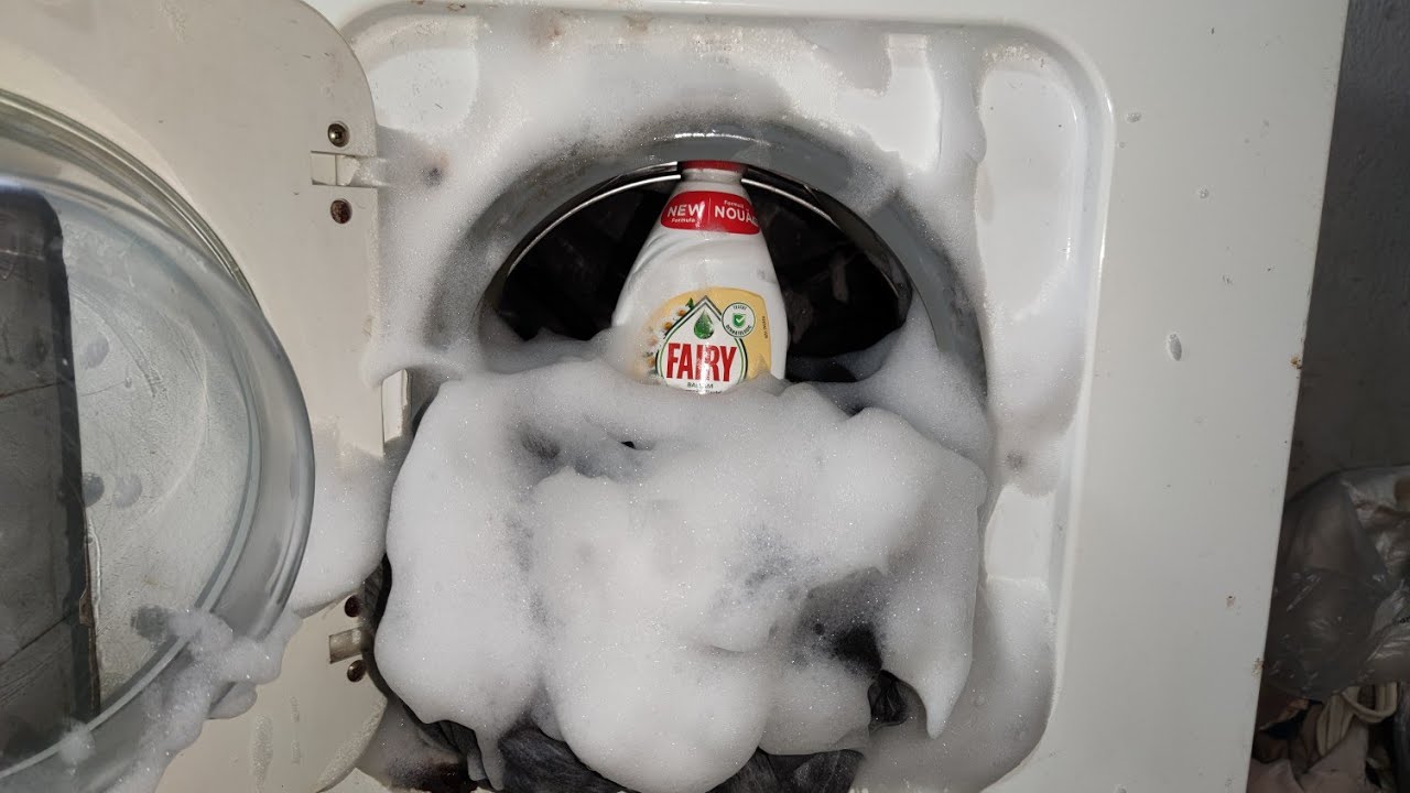 Experiment - Spinwash With Fairy - In A Washing Machine - Fagor - YouTube