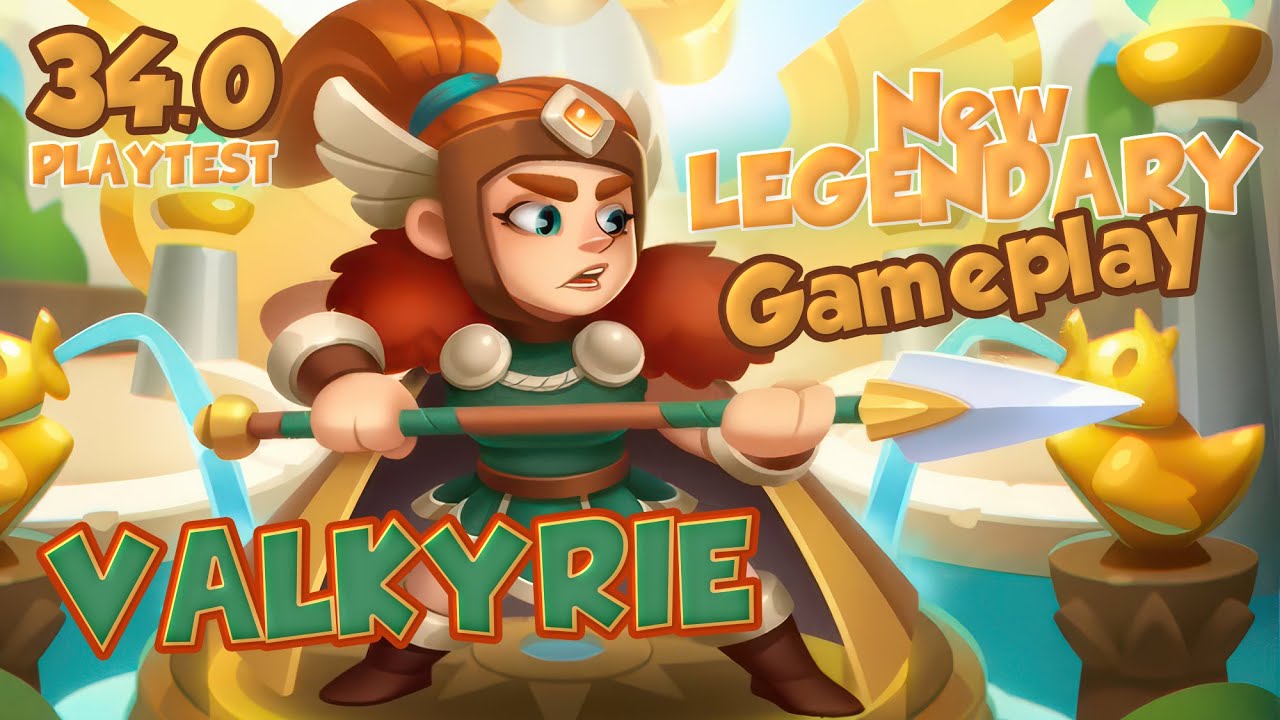 All Legendary VALKYRIE Initial Gameplays - v34.0 Playtest - RUSH ROYALE ...