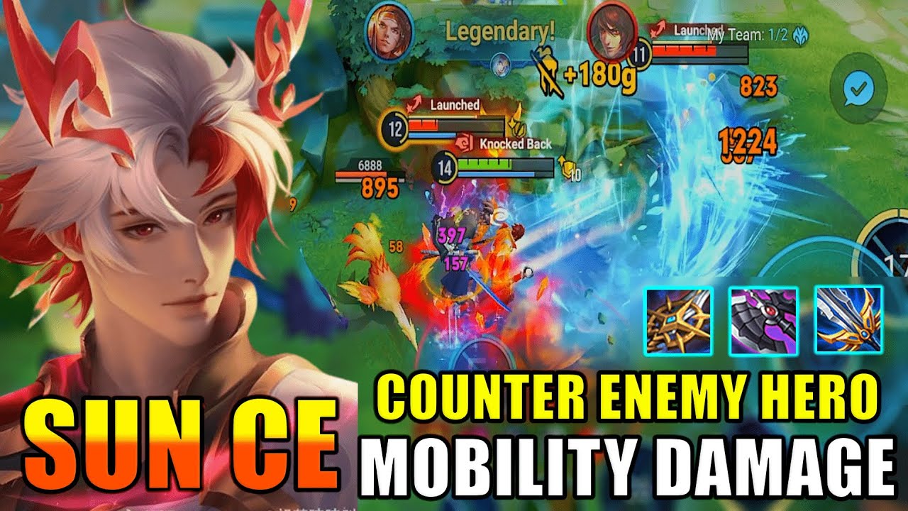 SUN CE LEGENDARY 16 KILLS GAMEPLAY HONOR OF KINGS 2024 HOK - YouTube