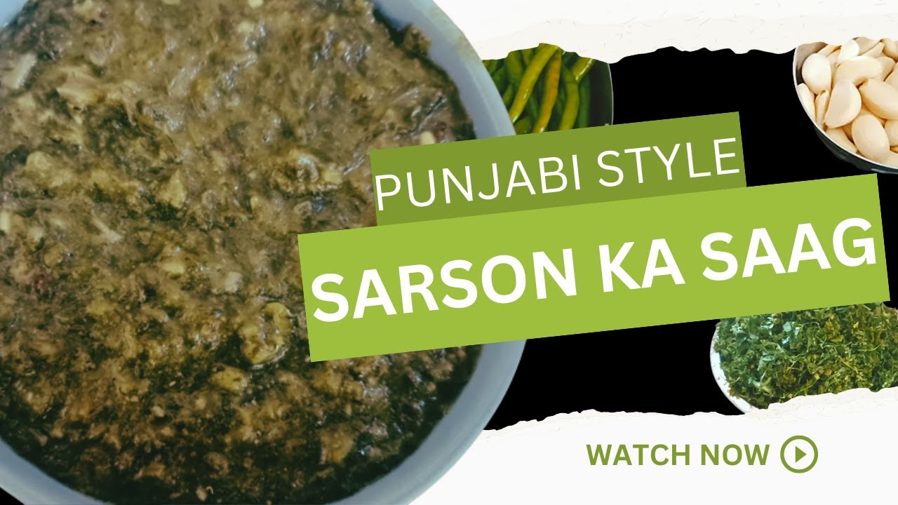 Sarson ka Saag Recipe | Punjabi Style @merimarji1 - YouTube