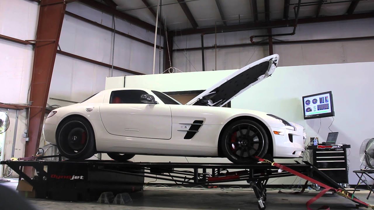 Eurocharged Dyno Tuning a SLS Mercedes - YouTube