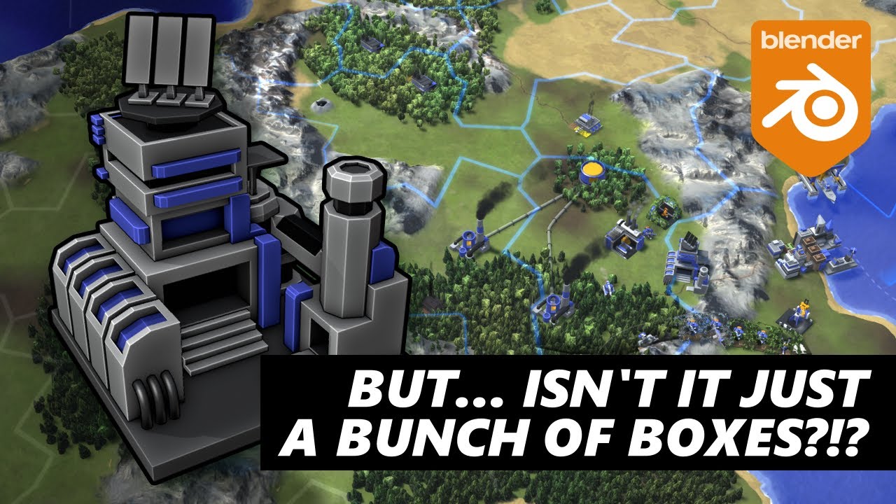 Blender Building for RTS game in 10 Minutes - ep. 136 - YouTube