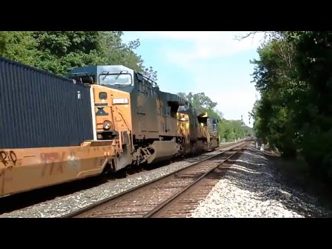 [HD] CSX Q160 Intermodal Train Eastbound - East Rochester, NY - YouTube