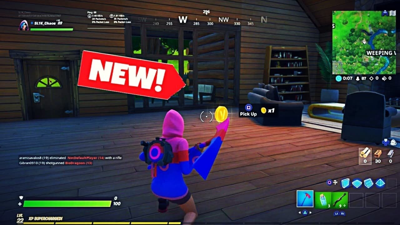 NEW V-BUCK COINS IN GAME FORTNITE BATTLE ROYALE NEW FORTNITE UPDATE ...