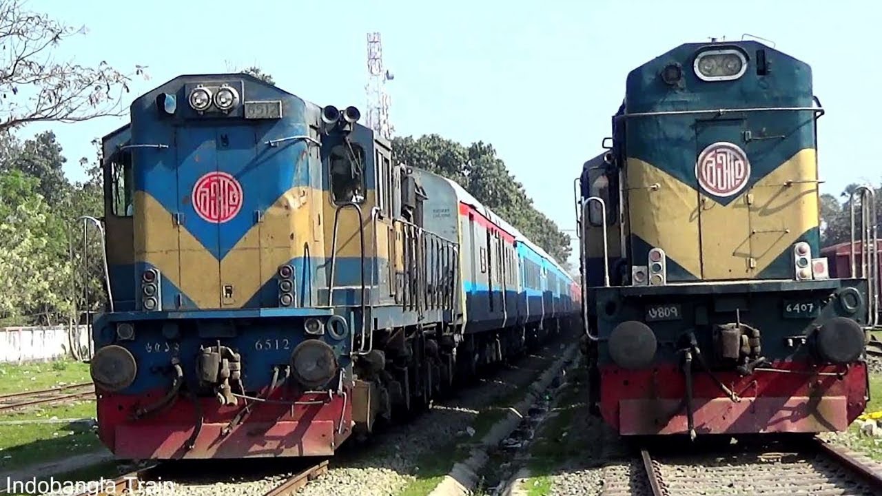 Bandhan Express WDM 3A Locomotive BR Engine with IR Rake Friendship ...