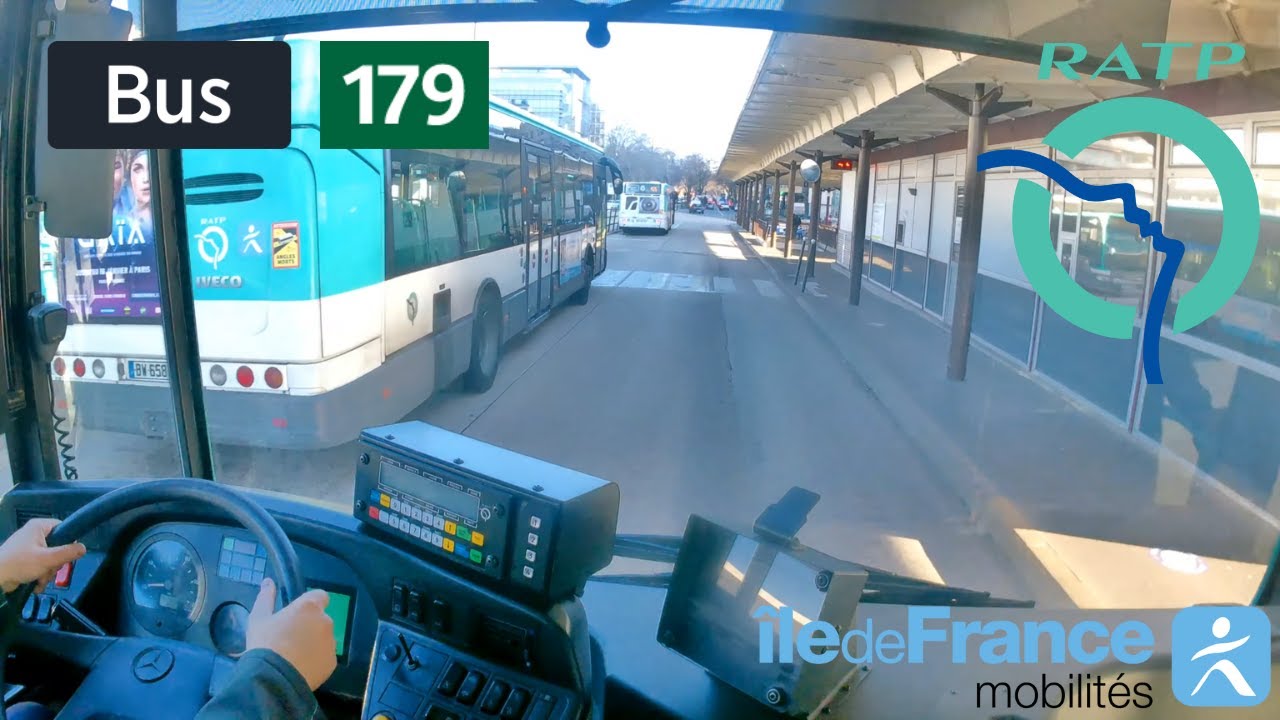 Bus 179 RATP | Robinson RER - Pont de Sèvres Métro - 4K - YouTube