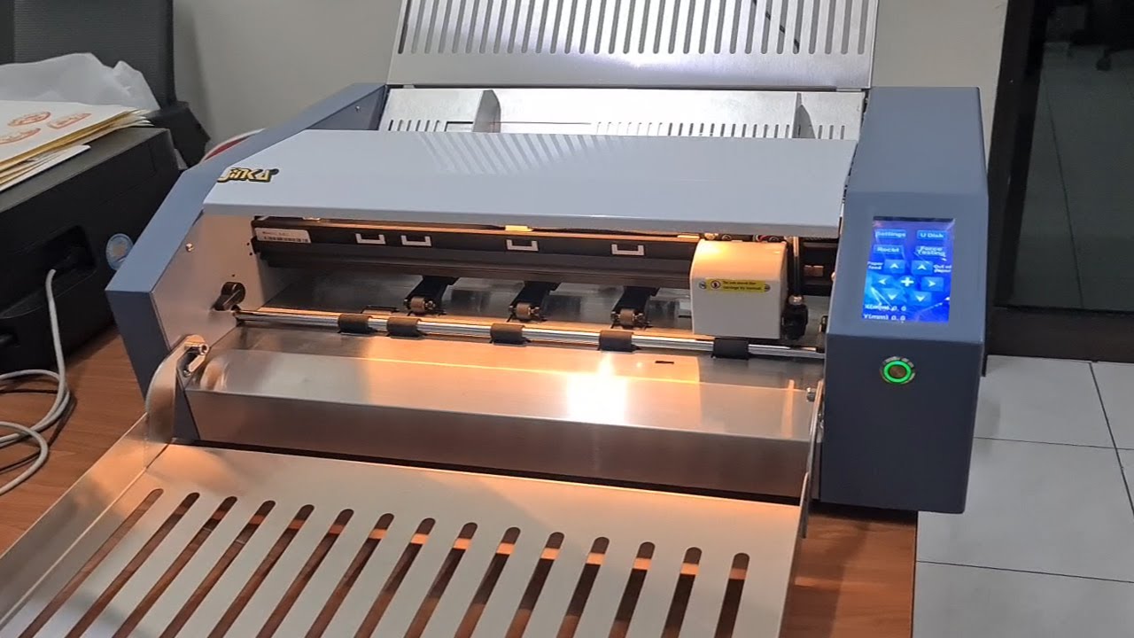 Mesin Cutting Sticker Label JINKA A3+ Auto Feeding Potong Logo Printing ...