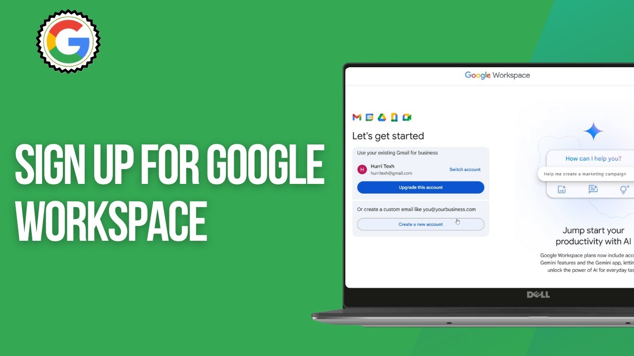 How To Sign Up For Google Workspace (Step By Step) - YouTube