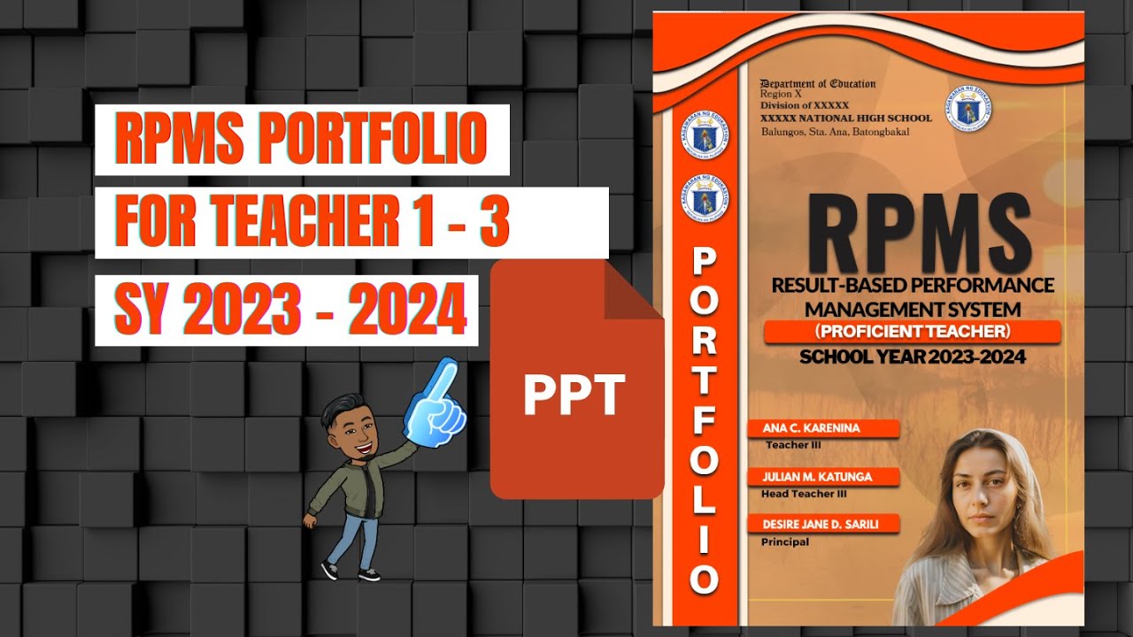 RPMS Portfolio 2023 - 2024 for Proficient Teachers (Teachers 1 - 3 ...